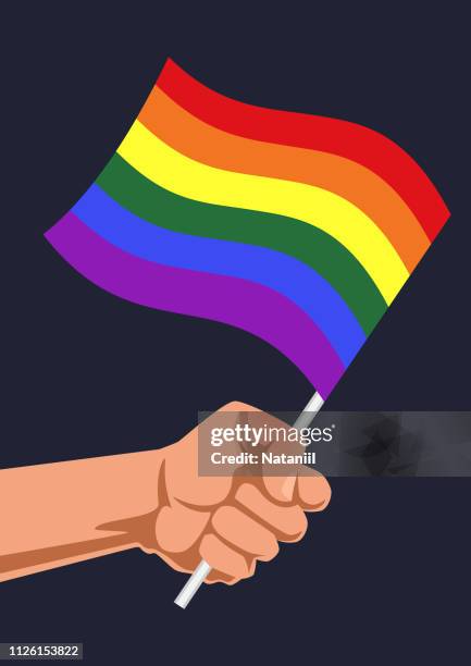 Pride Flags Hands Photos And Premium High Res Pictures Getty Images