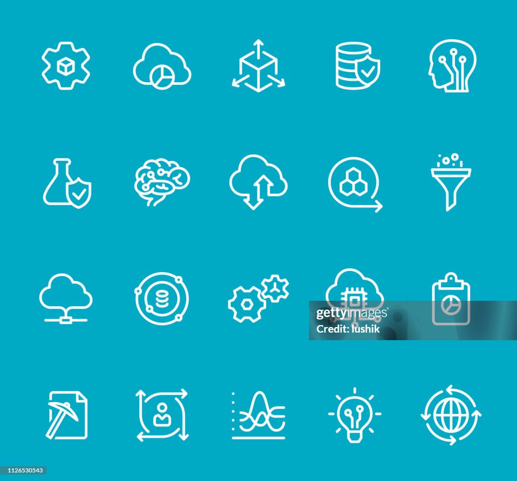 Data Science Line Icon Set High-Res Vector Graphic - Getty Images Data Science Line Icon Set High-Res Vector Graphic - Getty Images