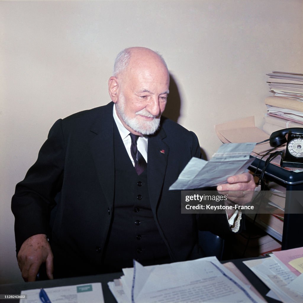 René Cassin Homme Politique Et Juriste Prix Nobel De La Paix News Photo Getty Images