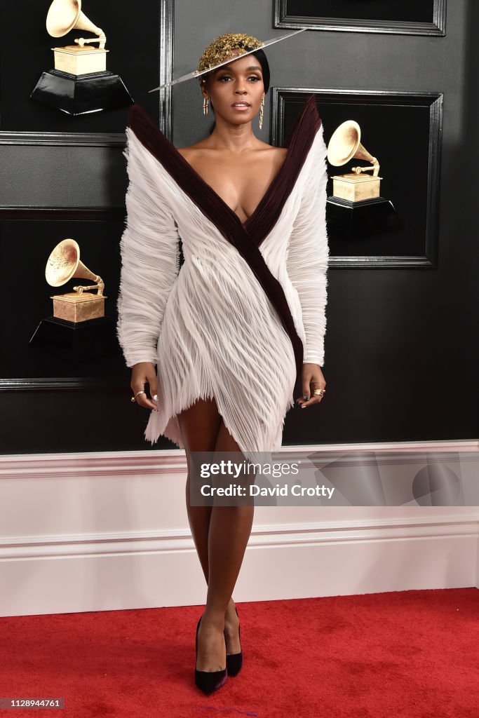 Janelle Monae attends the 61st Annual Grammy Awards at Staples Center ... Janelle Monae attends the 61st Annual Grammy Awards at Staples Center ...