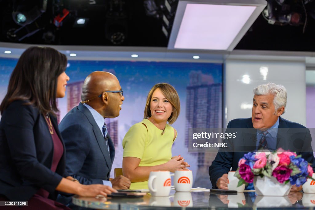 Sheinelle Jones Al Roker Dylan Dreyer And Jay Leno On Tuesday