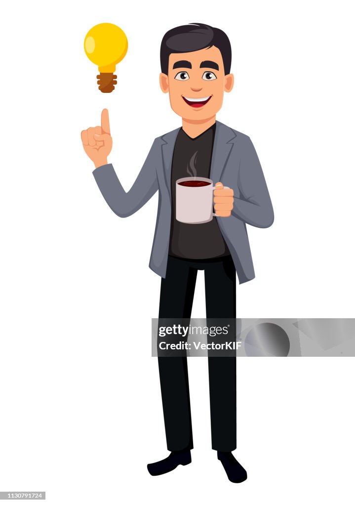 Handsome Business Man Cartoon Character High-Res Vector Graphic - Getty ... Handsome Business Man Cartoon Character High-Res Vector Graphic - Getty ...