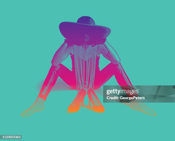 40 Year Old Women Sitting High Res Illustrations Getty Images
