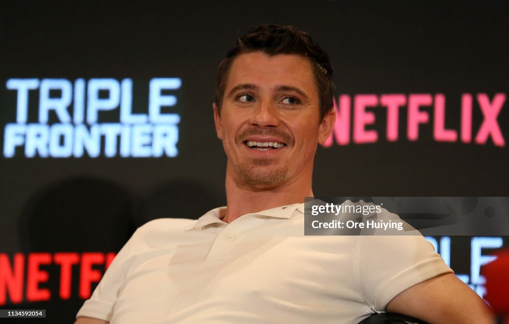 Garrett Hedlund attends the press conference for the Singapore... News ... Garrett Hedlund attends the press conference for the Singapore... News ...