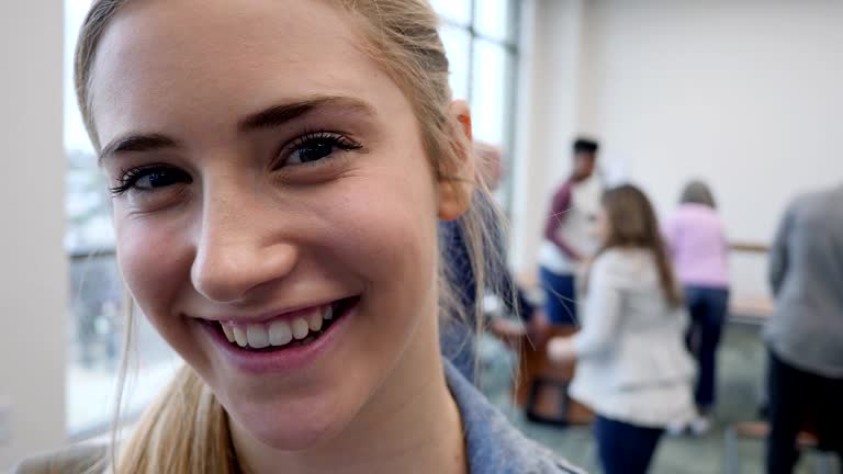 5482 Teen Girl Smiling Face Stock Videos Footage And 4k Video Clips Getty Images