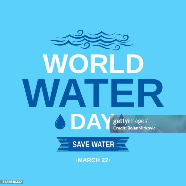 Save Water Poster High Res Illustrations Getty Images