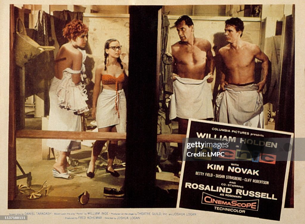 Picnic Lobbycard Kim Novak Susan Strasberg William Holden Cliff