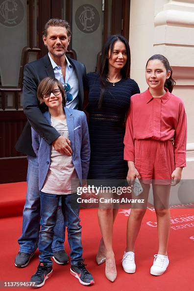 Actor Nacho Vidal Wife Franceska Jaimes And Their Sons Leon Jorda