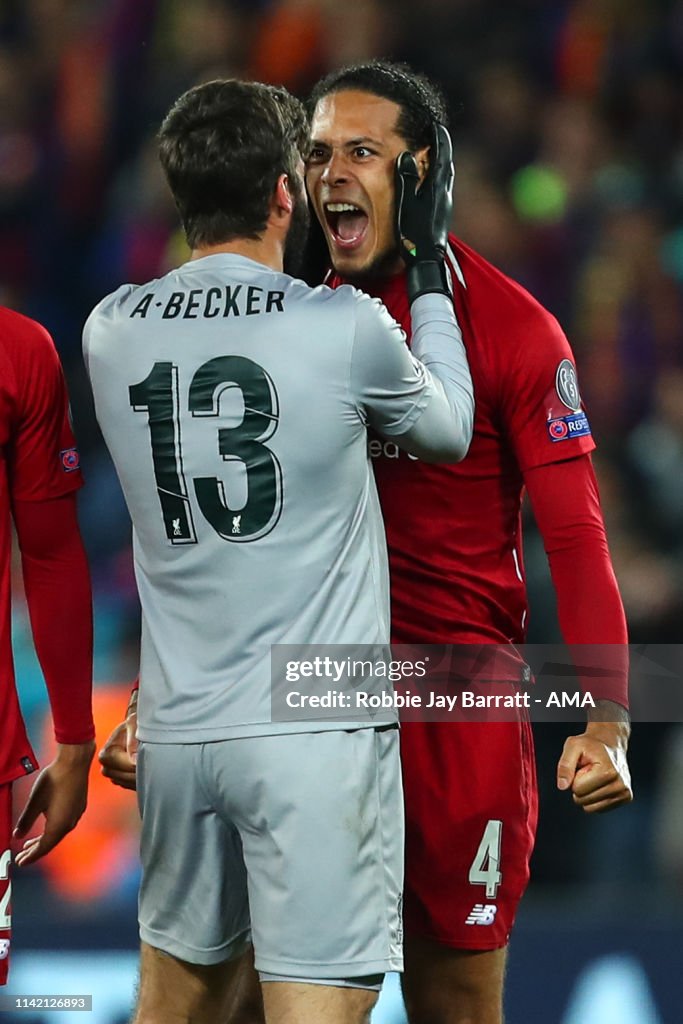 Alisson Becker Of Liverpool And Virgil Van Dijk Of Liverpool News
