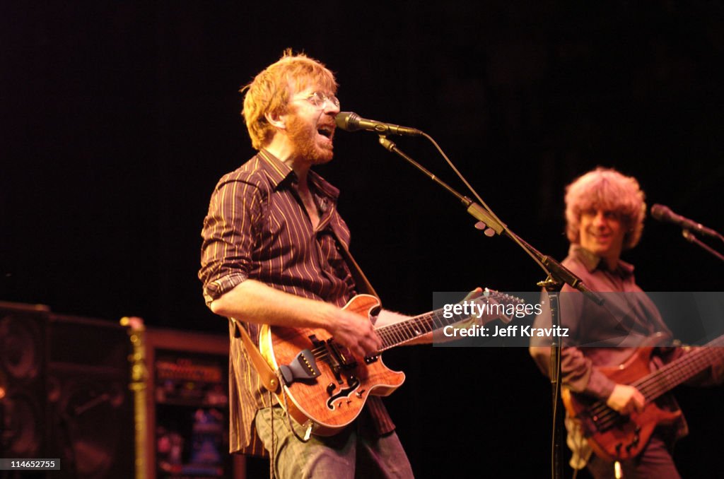 Trey Anastasio and Mike Gordon of Phish during Phish Coventry... News ... Trey Anastasio and Mike Gordon of Phish during Phish Coventry... News ...