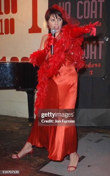 24 Sadie Frost Performing With No Coat And Fur Knickers At The Club November Photos And High Res