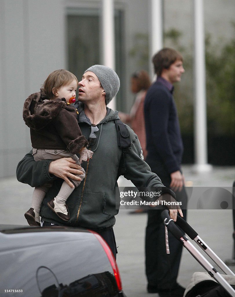 Hugh Jackman And Ava Eliot Jackman During Hugh Jackman Sighting