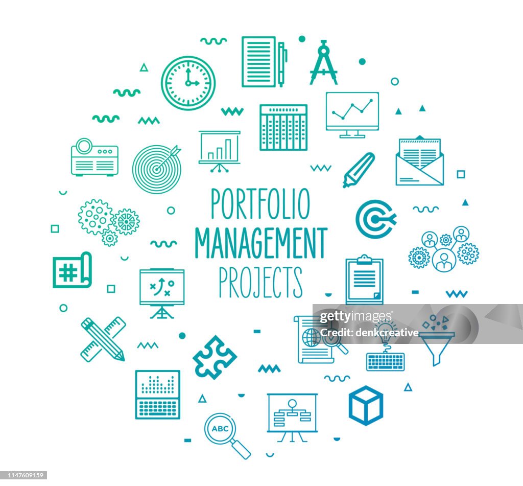 Portfolio Management Projects Outline Style Infographic Design High-Res ... Portfolio Management Projects Outline Style Infographic Design High-Res ...