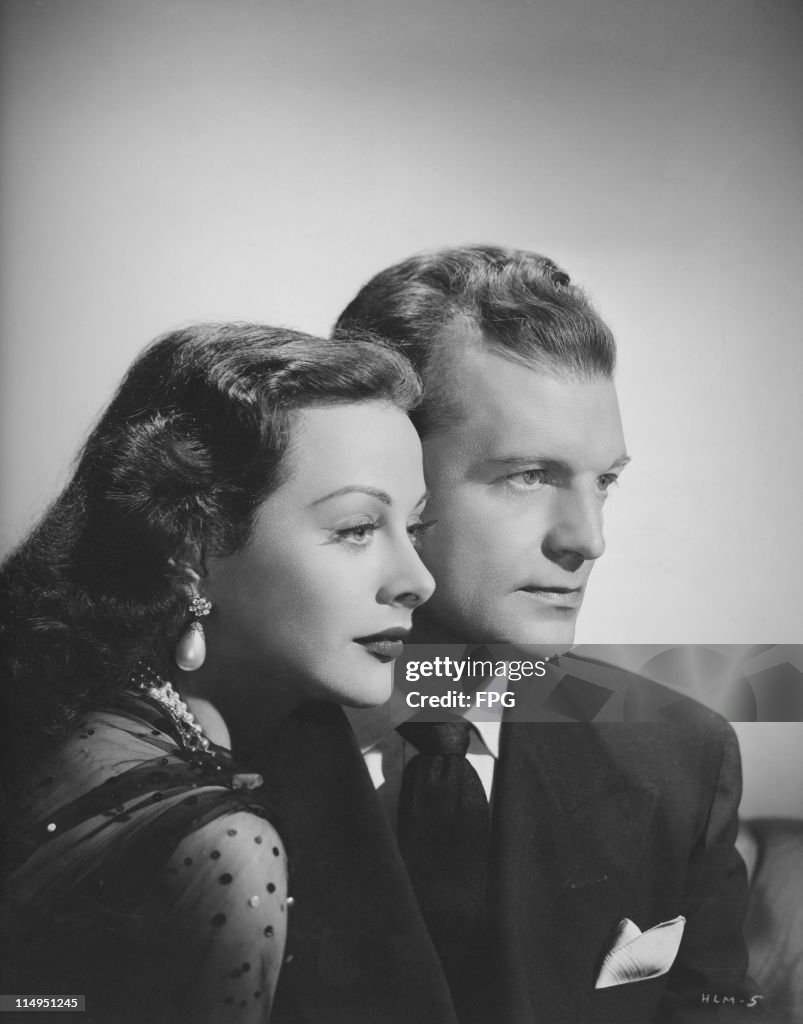 Austrian American Actress Hedy Lamarr With Her Third Husband Actor