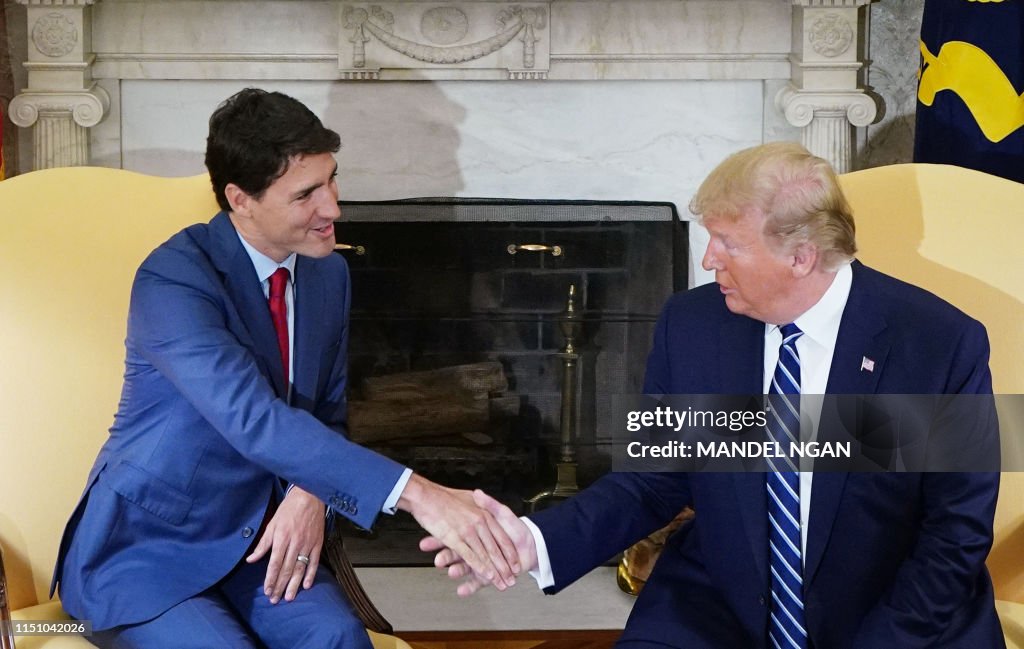 Us President Donald Trump And Canadas Prime Minister Justin Trudeau News Photo Getty Images