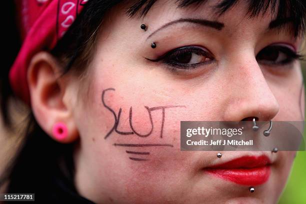 People March As The Slutwalk Arrives In Scotland Photos And Premium
