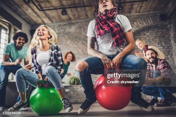 Space Hopper Race Photos And Premium High Res Pictures Getty Images