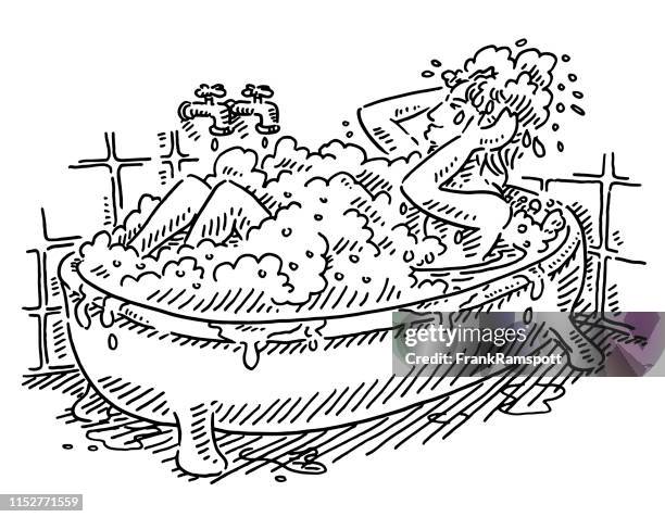 Washing Hair High Res Illustrations Getty Images