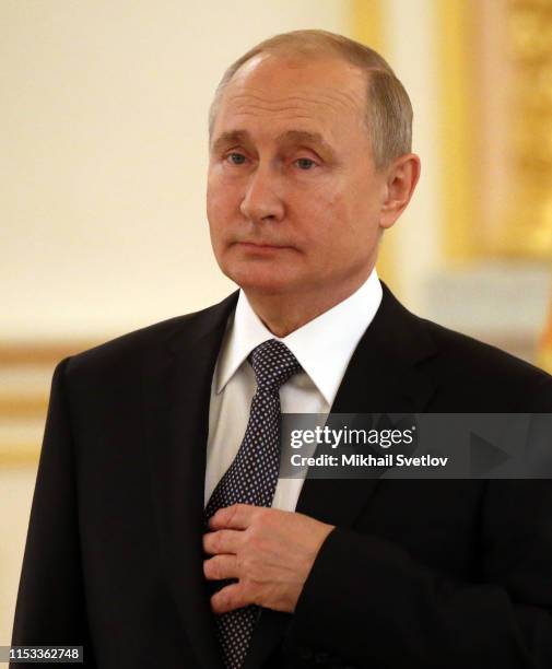 Putin Receives New Ambassadors Photos And Premium High Res Pictures