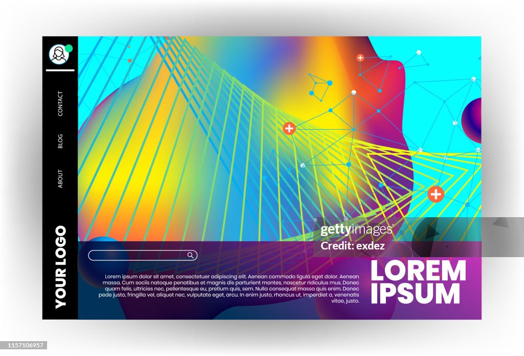 Modern Website Template Design High-Res Vector Graphic - Getty Images Modern Website Template Design High-Res Vector Graphic - Getty Images