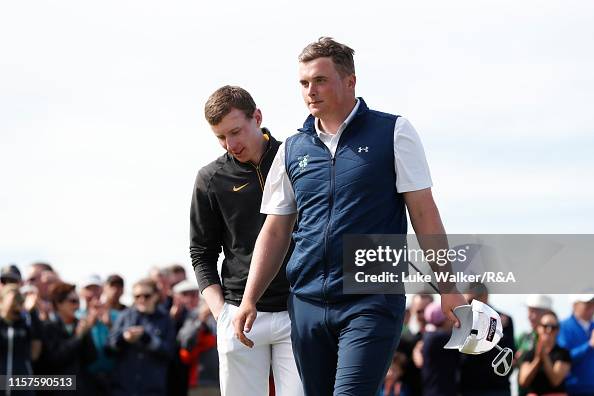 James Sugrue of Ireland and Euan Walker of Scotland shake hands after ... James Sugrue of Ireland and Euan Walker of Scotland shake hands after ...