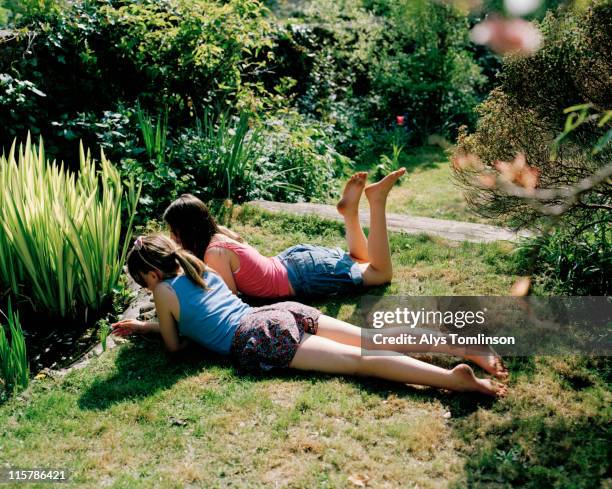 Barefoot Feet Up Lying Down Girl Photos And Premium High Res Pictures