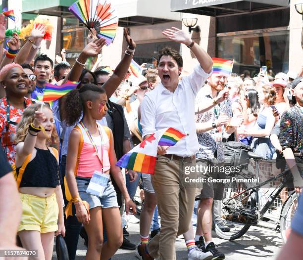 Justin Trudeau Pride Photos And Premium High Res Pictures Getty Images