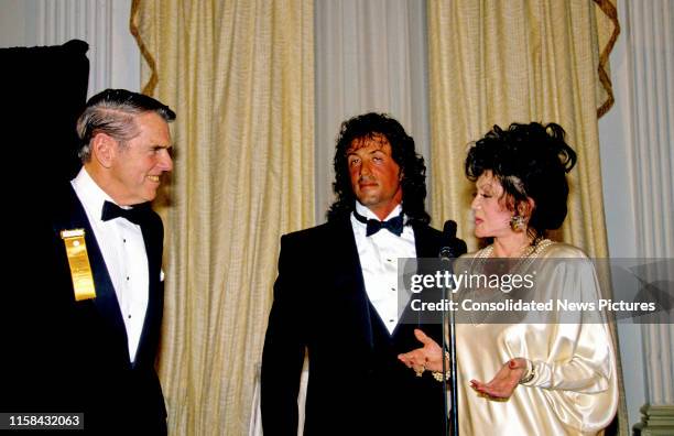 Jackie Stallone And Sylvester Stallone