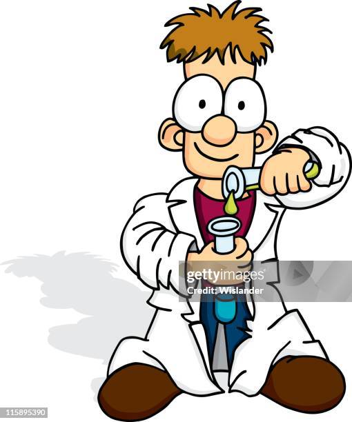7852 Lab Coat Scientists Cartoon High Res Illustrations Getty Images