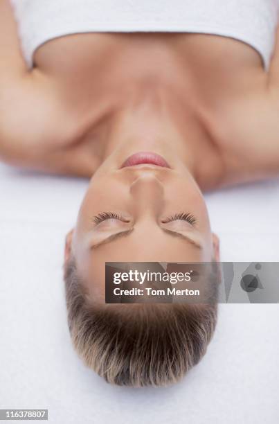 Blonde Woman Massage Photos And Premium High Res Pictures Getty Images