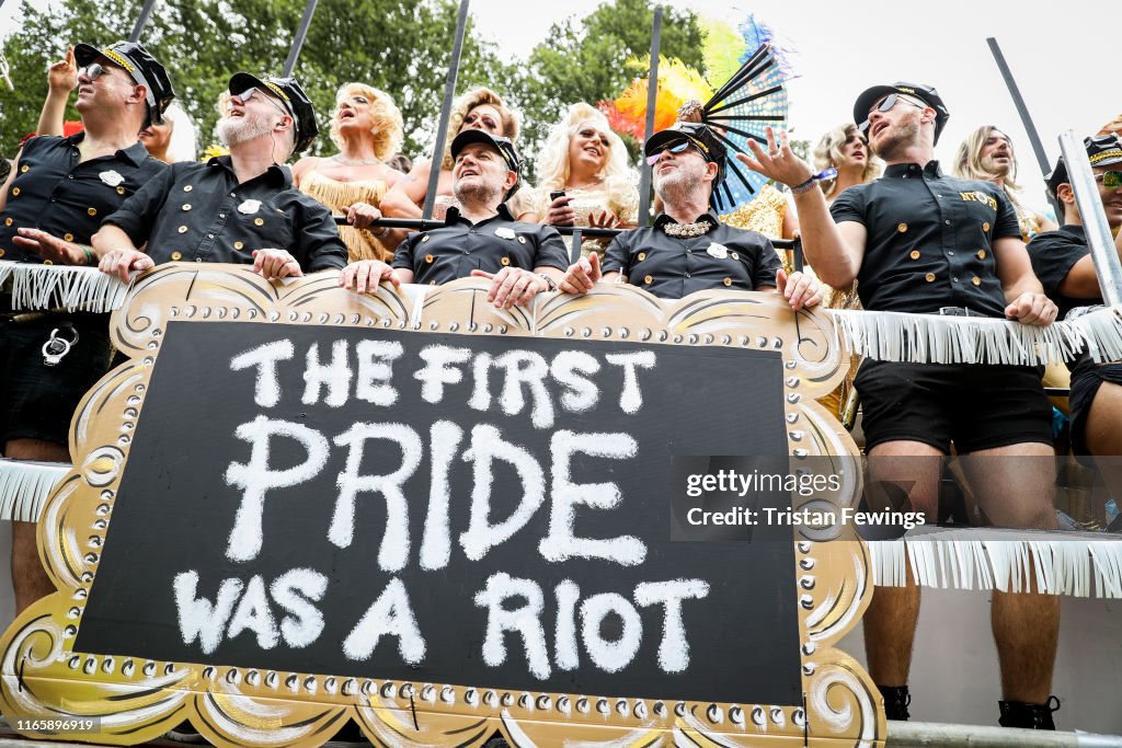 Parade Goers During Brighton Pride Parade On August 03 2019 In News