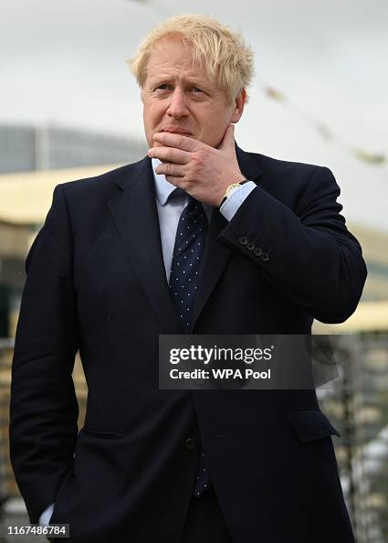 U K Prime Minister Boris Johnson Visits The Nlv Pharos A Lighthouse