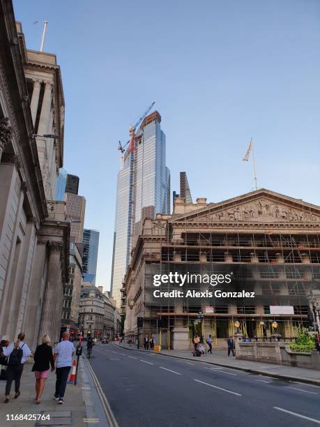 Threadneedle Street and 22 Bishopsgate building. 이미지 (1168425764) - 게티이미지뱅크