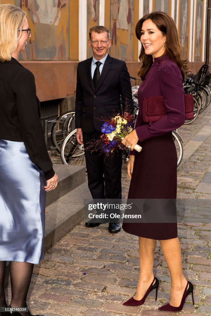 Crown Princess Mary Of Denmark Is Welcomed By Thomas Roerdam News