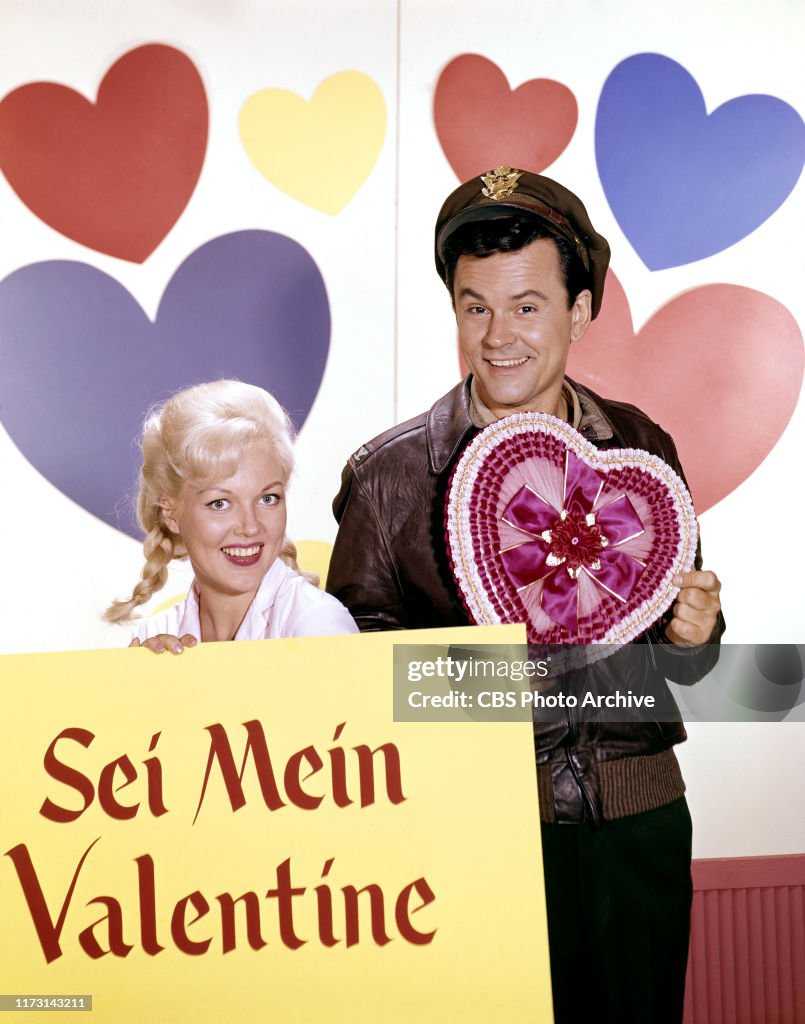 Cynthia Lynn and Bob Crane star in Hogan's Heroes, a CBS television ... Cynthia Lynn and Bob Crane star in Hogan's Heroes, a CBS television ...