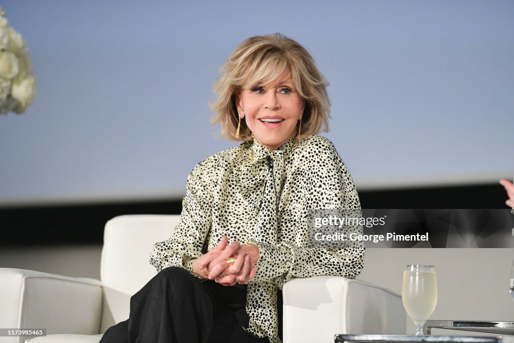 Jane Fonda Attends The Loréal In Conversation With Jane Fonda During