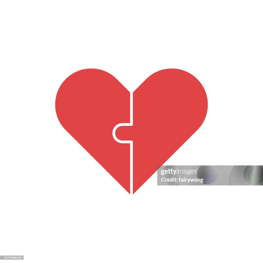 Heart Shaped Jigsaw Puzzle Icon High-Res Vector Graphic - Getty Images Heart Shaped Jigsaw Puzzle Icon High-Res Vector Graphic - Getty Images