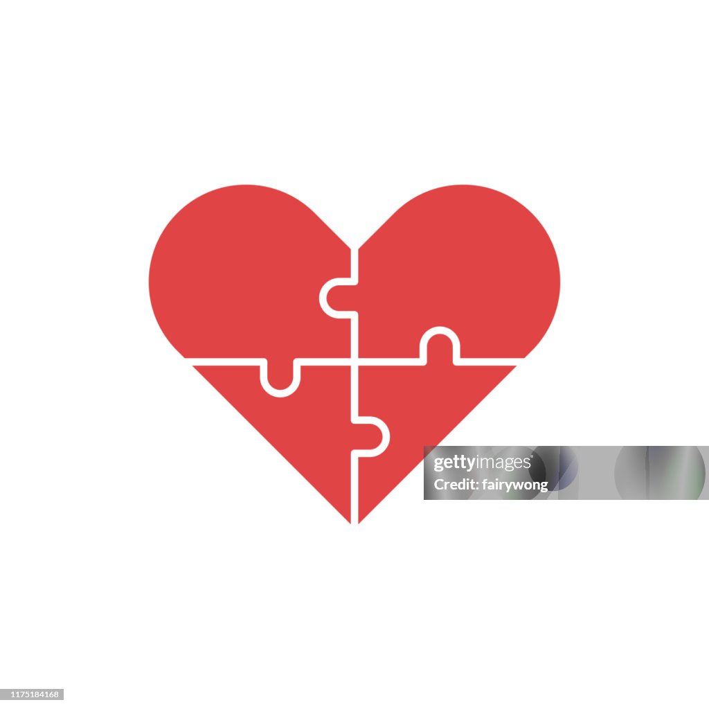 Heart Shaped Jigsaw Puzzle Icon High-Res Vector Graphic - Getty Images Heart Shaped Jigsaw Puzzle Icon High-Res Vector Graphic - Getty Images