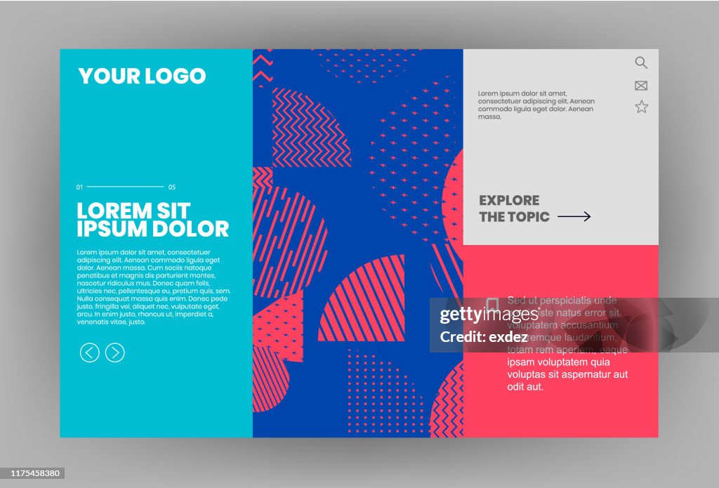 Modern Website Template Design High-Res Vector Graphic - Getty Images Modern Website Template Design High-Res Vector Graphic - Getty Images