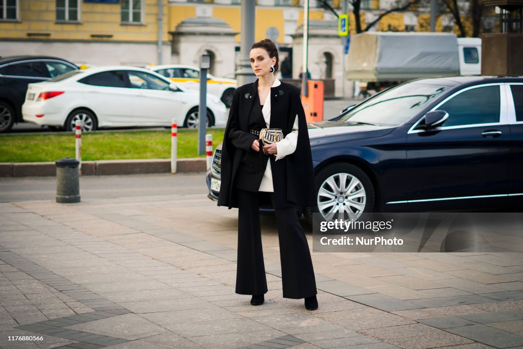 Street Style Mercedes Benz Fashion Week Russia Spring Summer 2020