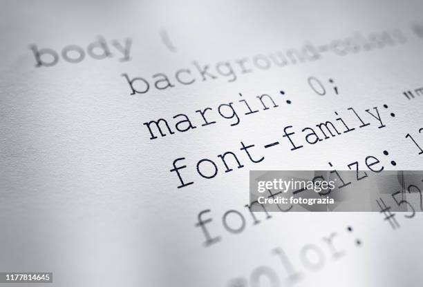 Css Programming Language Photos and Premium High Res Pictures - Getty ... Css Programming Language Photos and Premium High Res Pictures - Getty ...