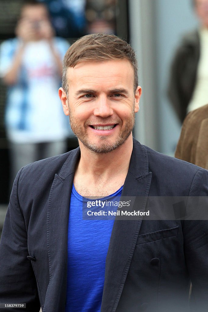 Gary Barlow Arrives For The London Regional Auditions Of The X Factor
