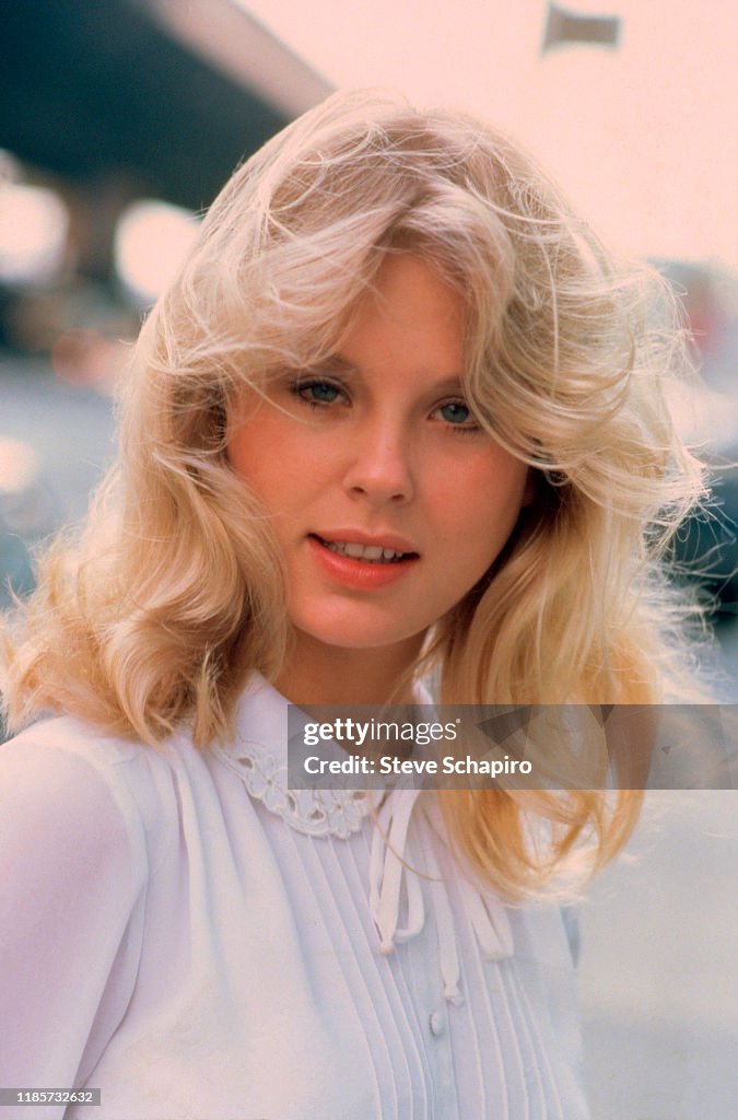 Portrait Of Canadian Actress Dorothy Stratten On The Set Of The Film