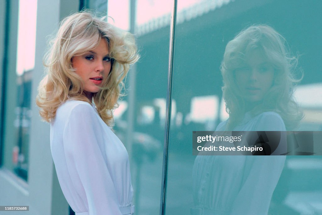 Portrait Of Canadian Actress Dorothy Stratten On The Set Of The Film