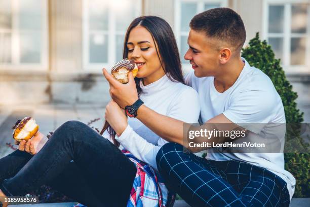 Man Biting Chocolate Photos And Premium High Res Pictures Getty Images