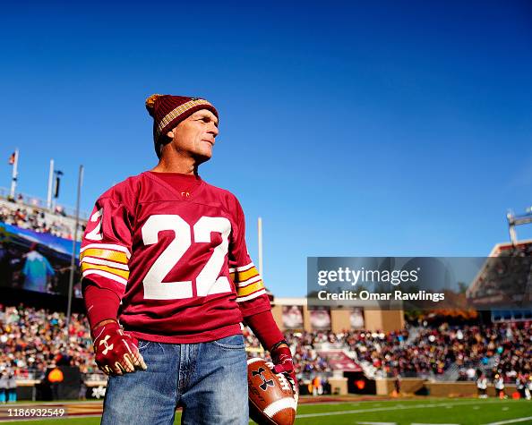 Boston College Eagles Alumnus Doug Flutie Looks On During The Second