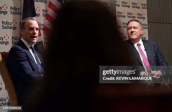 Us Secretary Of State Mike Pompeo Looks On As Britains Foreign News