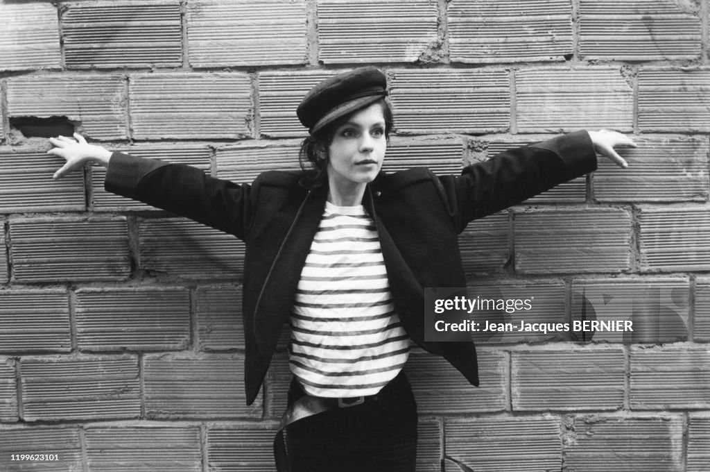 Lactrice Française Fanny Bastien à Paris En Mai 1984 France News