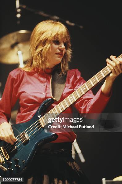 American Musician And Bass Guitarist Tina Weymouth Of Talking Heads