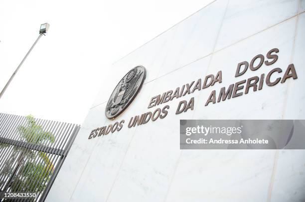 Embassy In Brasilia Photos And Premium High Res Pictures Getty Images